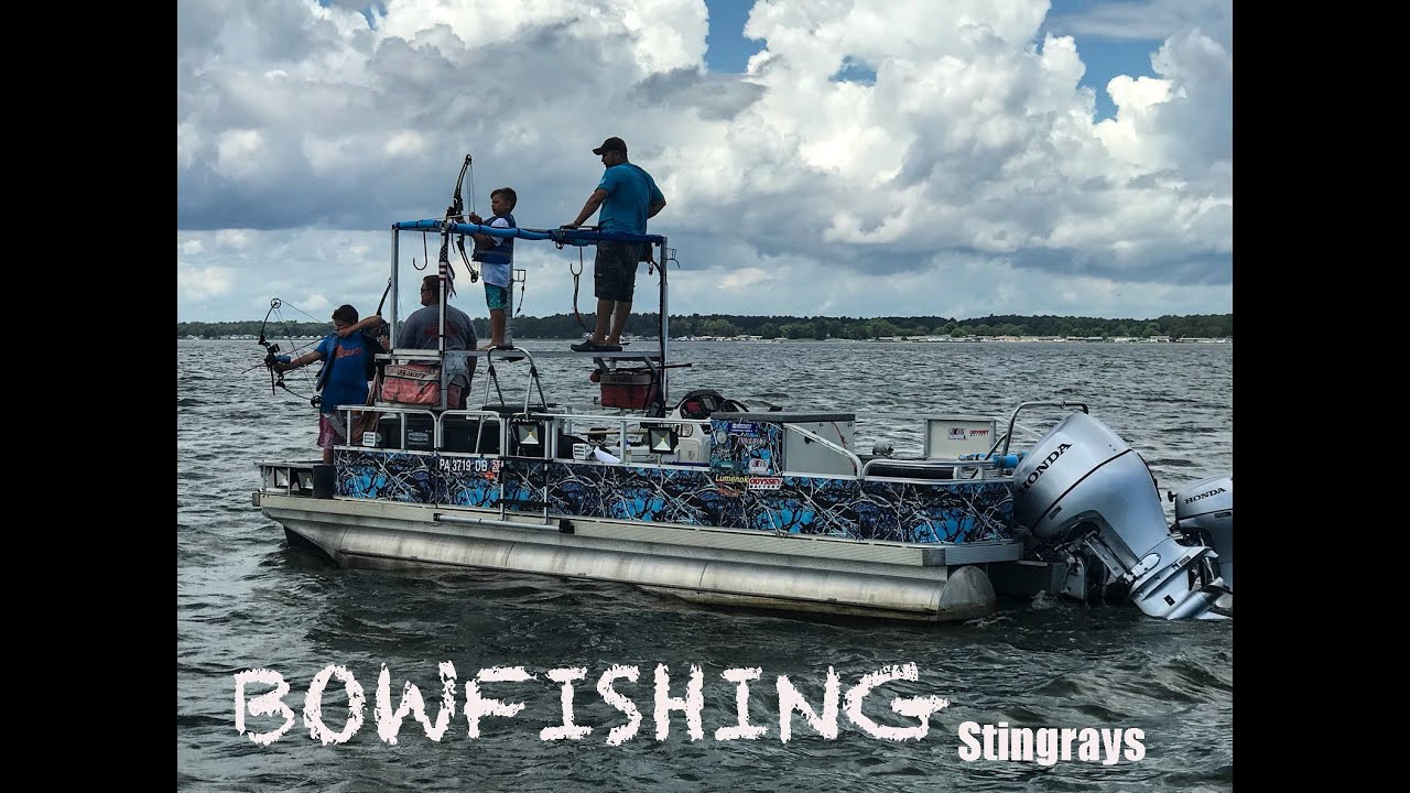Seven years old and Bowfishing for stingrays - YouTube
