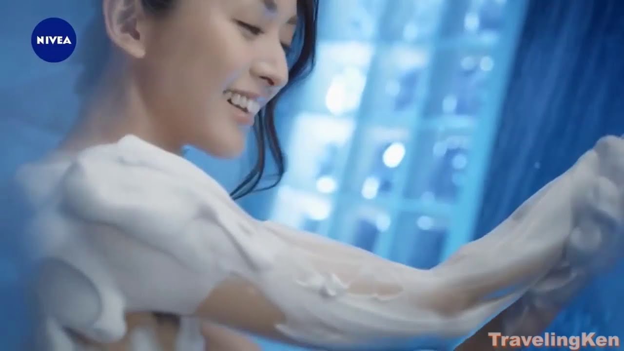 Japanese Commercials - Nivea Extra Touch (Body Wash Ad) - YouTube