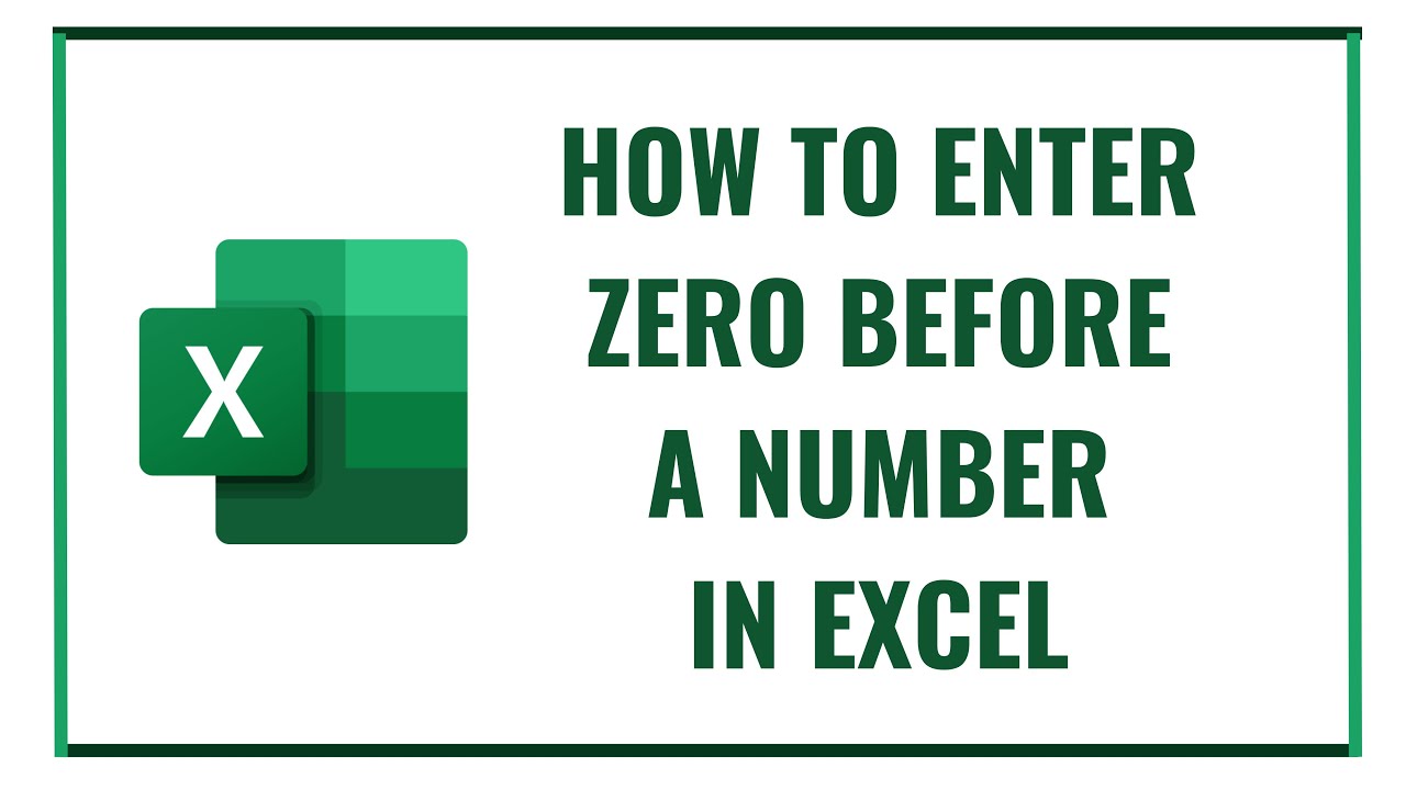 How To Enter Zero Before A Number In Excel YouTube how-to-enter-zero-before-a-number-in-excel-youtube