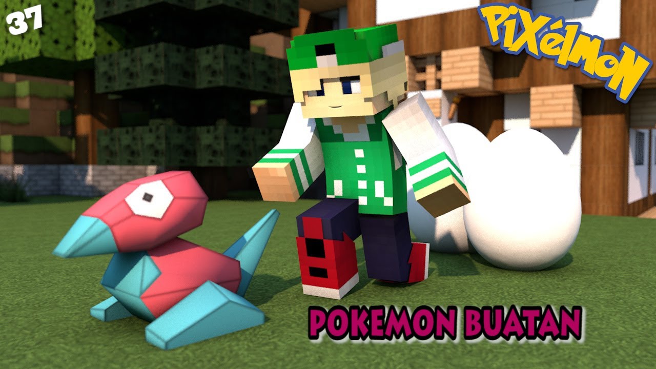 EP 37 Menciptakan Pokemon Buatan Yang Imut - Minecraft Pixelmon ...