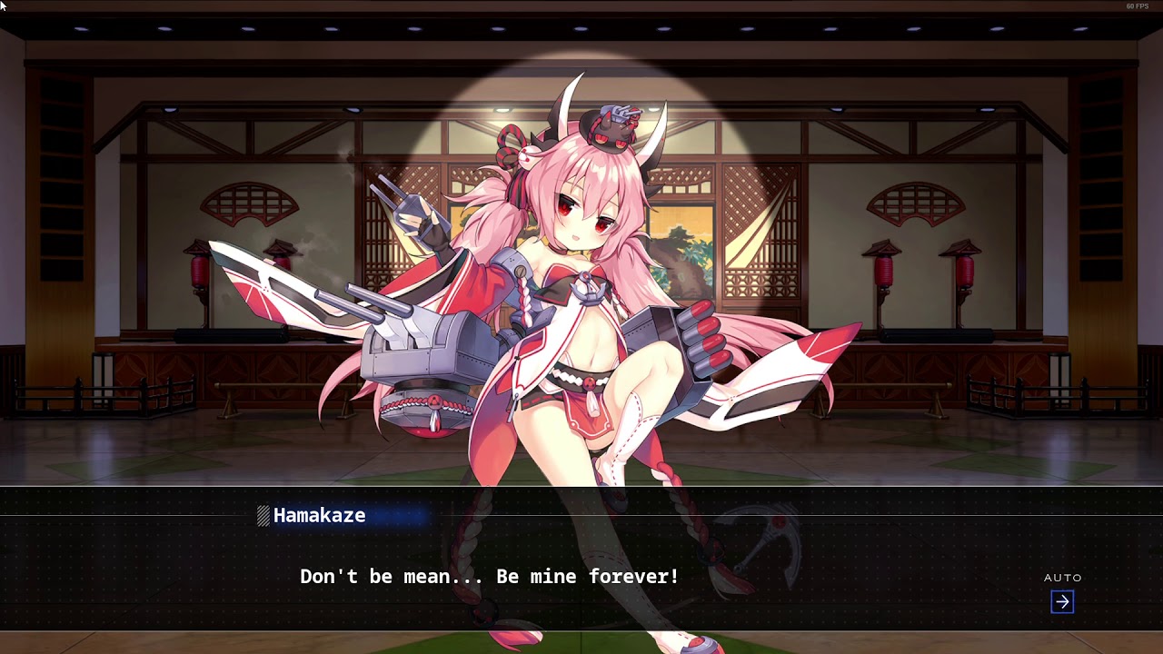 Azur Lane Crosswave Hamakaze Marriage Scene Youtube