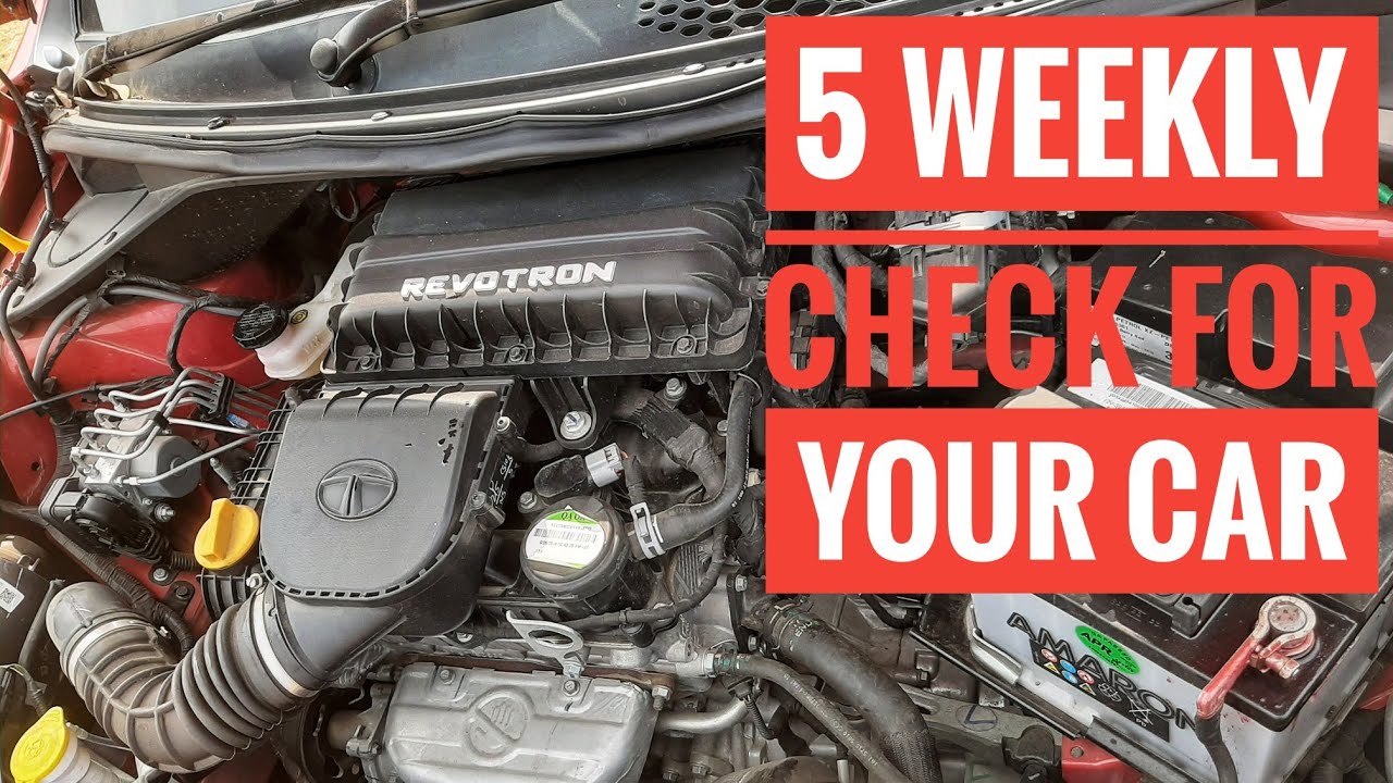 5 Weekly Check point for your Car// How to check your car Weekly - YouTube