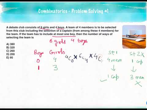 GMAT - Problem Solving - Combinatorics #1 - YouTube