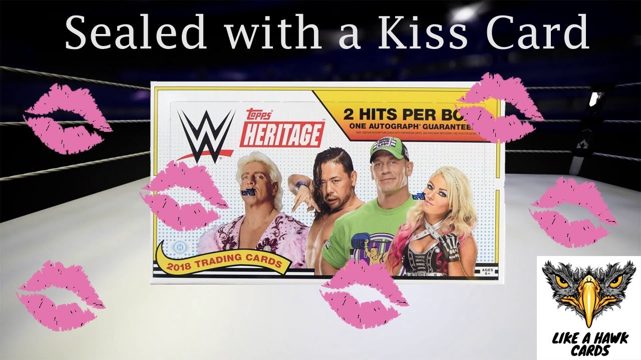 2018 WWE Heritage - First ever Kiss Card! - Hawk to the Rescue - YouTube