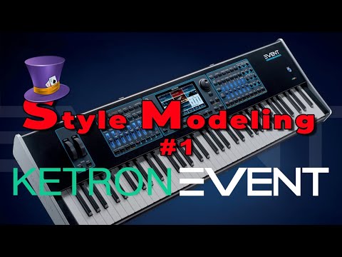 Ketron Event - editing of the converted rhythm in Modeling mode - MIDI Style - YouTube