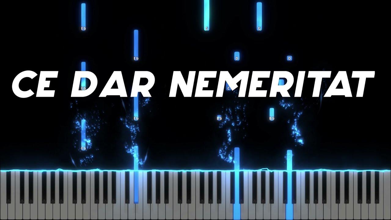 Ce dar nemeritat - Instrumental Pian - Negativ Pian - Tutorial - YouTube