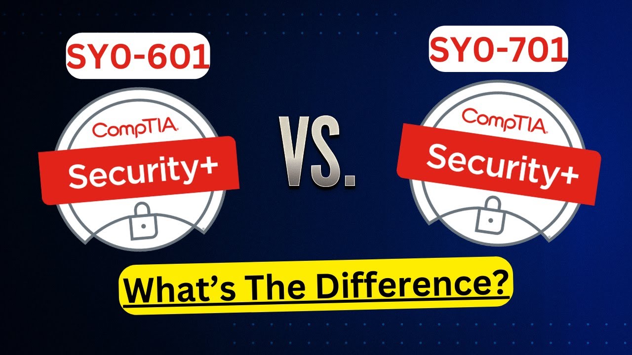 CompTIA Security+ SYO-601 Vs. SYO-701 | Its All Changed! - YouTube