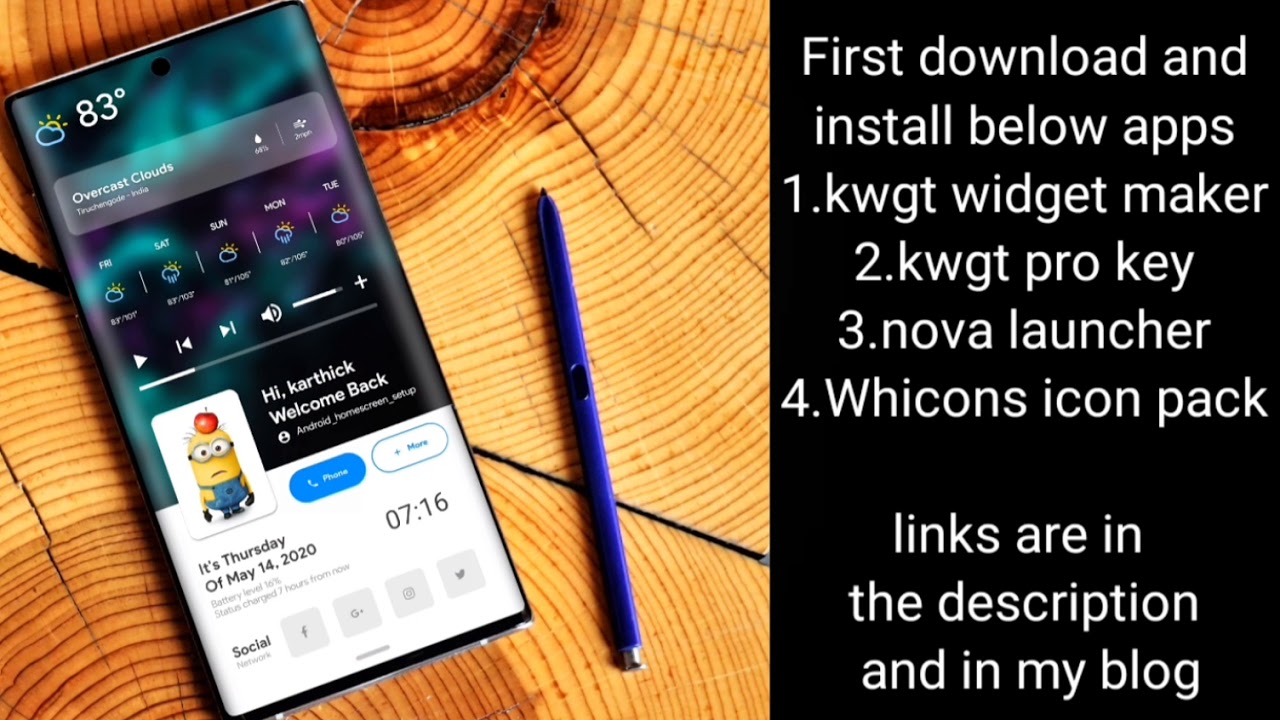 Amazing latest android homescreen setup, simple and easy to apply ...