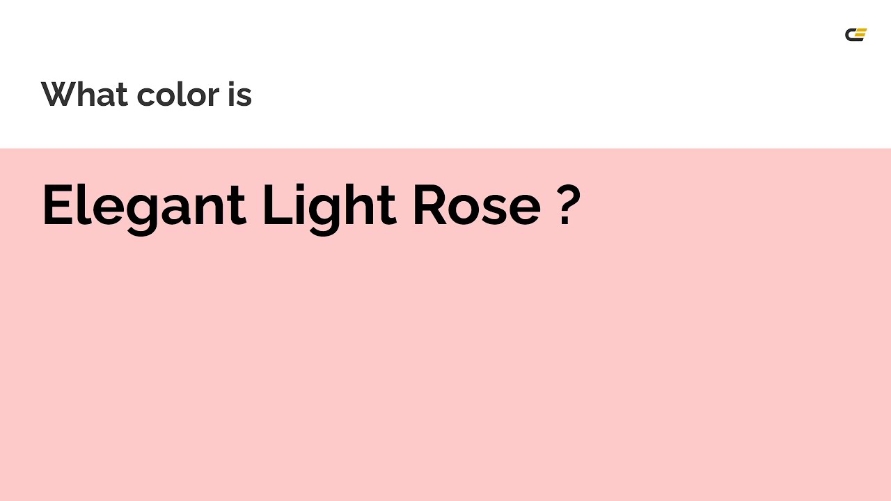 Elegant Light Rose color #fdcaca hex Cool Red color fdcaca - YouTube