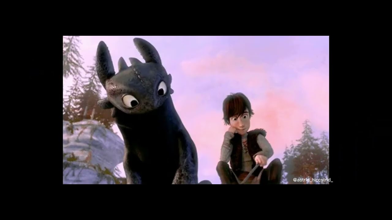 Hiccup and Toothless - Friends - YouTube