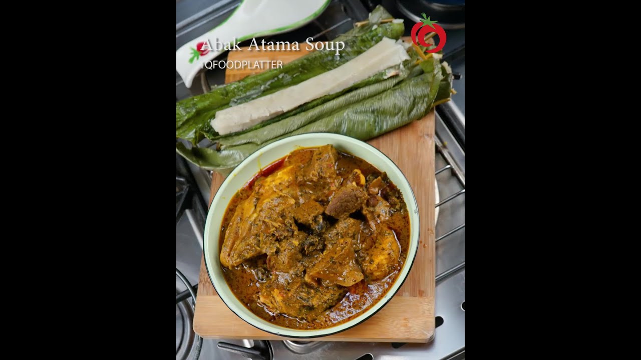 How to cook Abak Atama Soup | 1QFoodplatter - YouTube