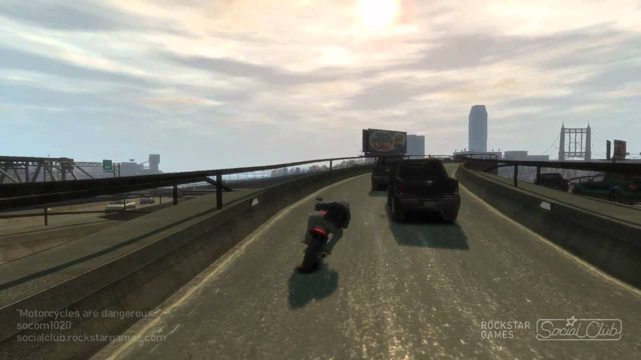 GTA 4 - Motorcycles are dangerous.. - YouTube