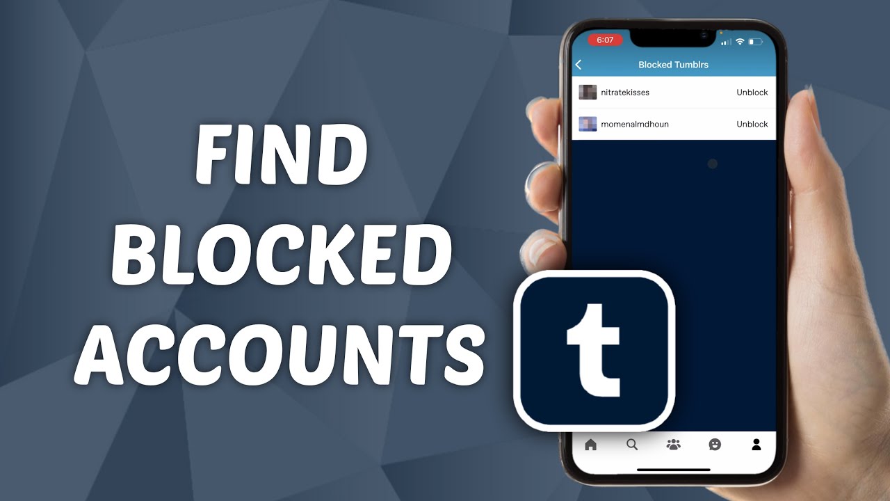 How to Find Blocked Accounts in Tumblr - YouTube