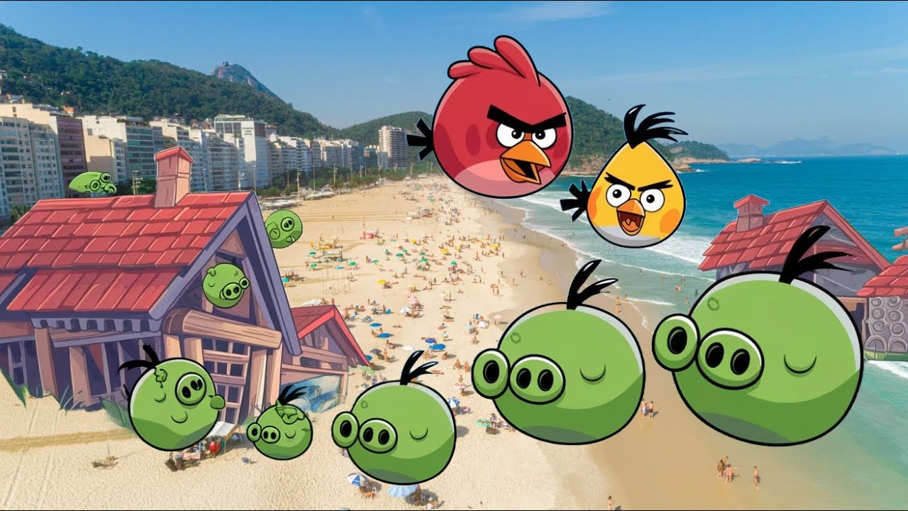 🎯 Angry Birds Epic Slingshot Action in 4K - YouTube