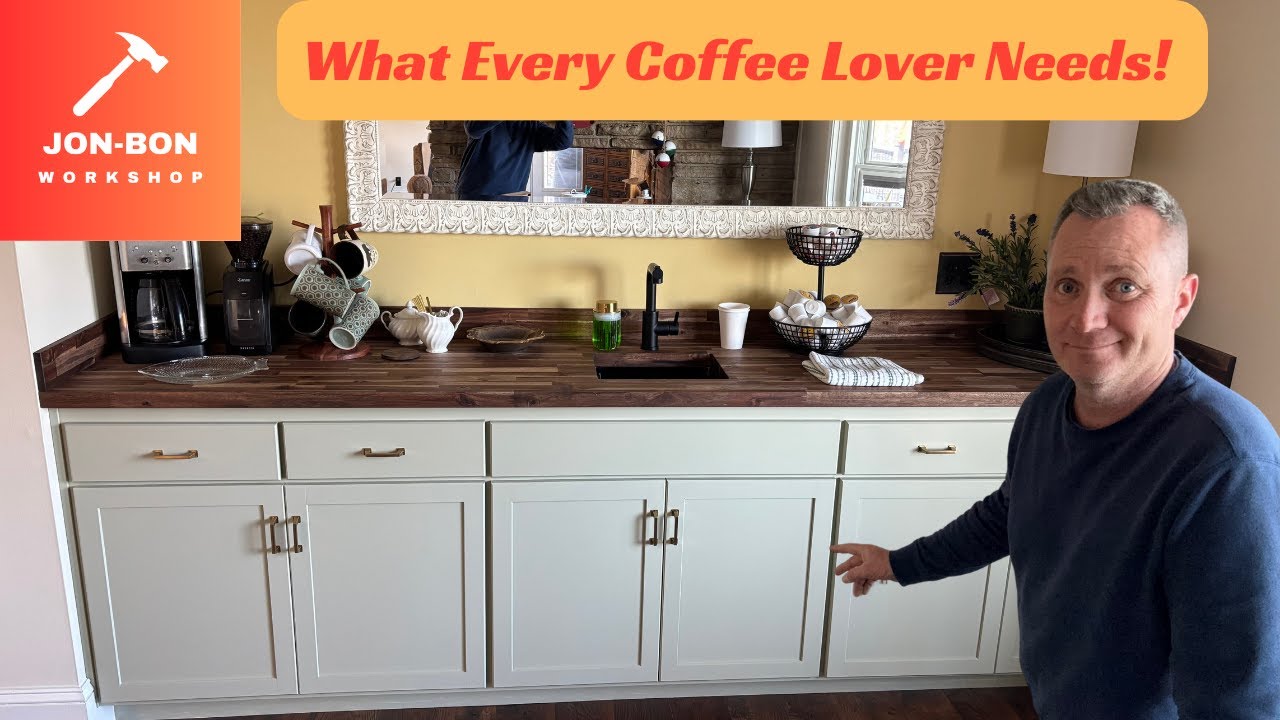 Building a Coffee Bar from scratch - YouTube
