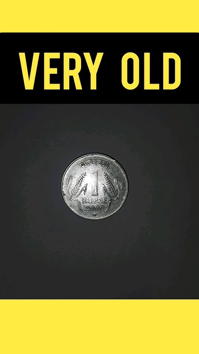 Very Old 1 Rupee Indian Coin | ₹.1 | Year 2000 #wheatcrops # ...