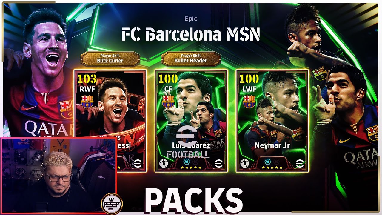eFootball 2025 MSN Packs - YouTube