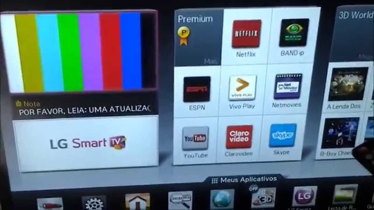 Smart TV LG LM 6200 Apresentação da TV - YouTube