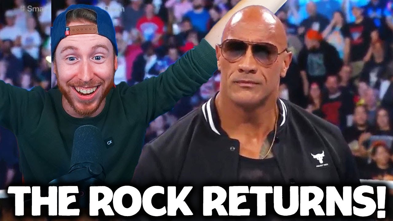 THE ROCK RETURNS TO WWE SMACKDOWN!!! - YouTube