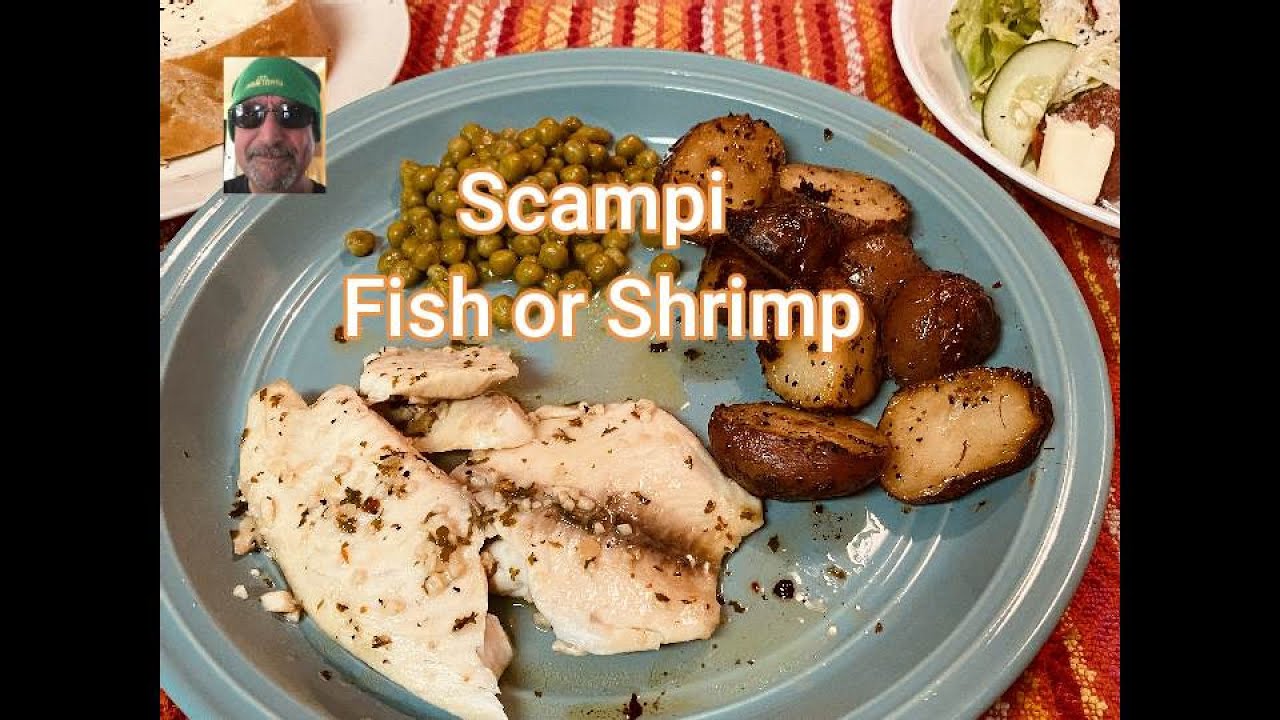 Scampi - Fish, Shrimp, Clams or any Seafood - easy and delicious - YouTube