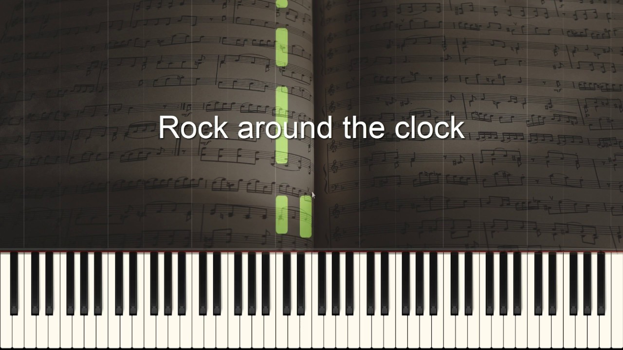 Rock around the clock - Piano - YouTube