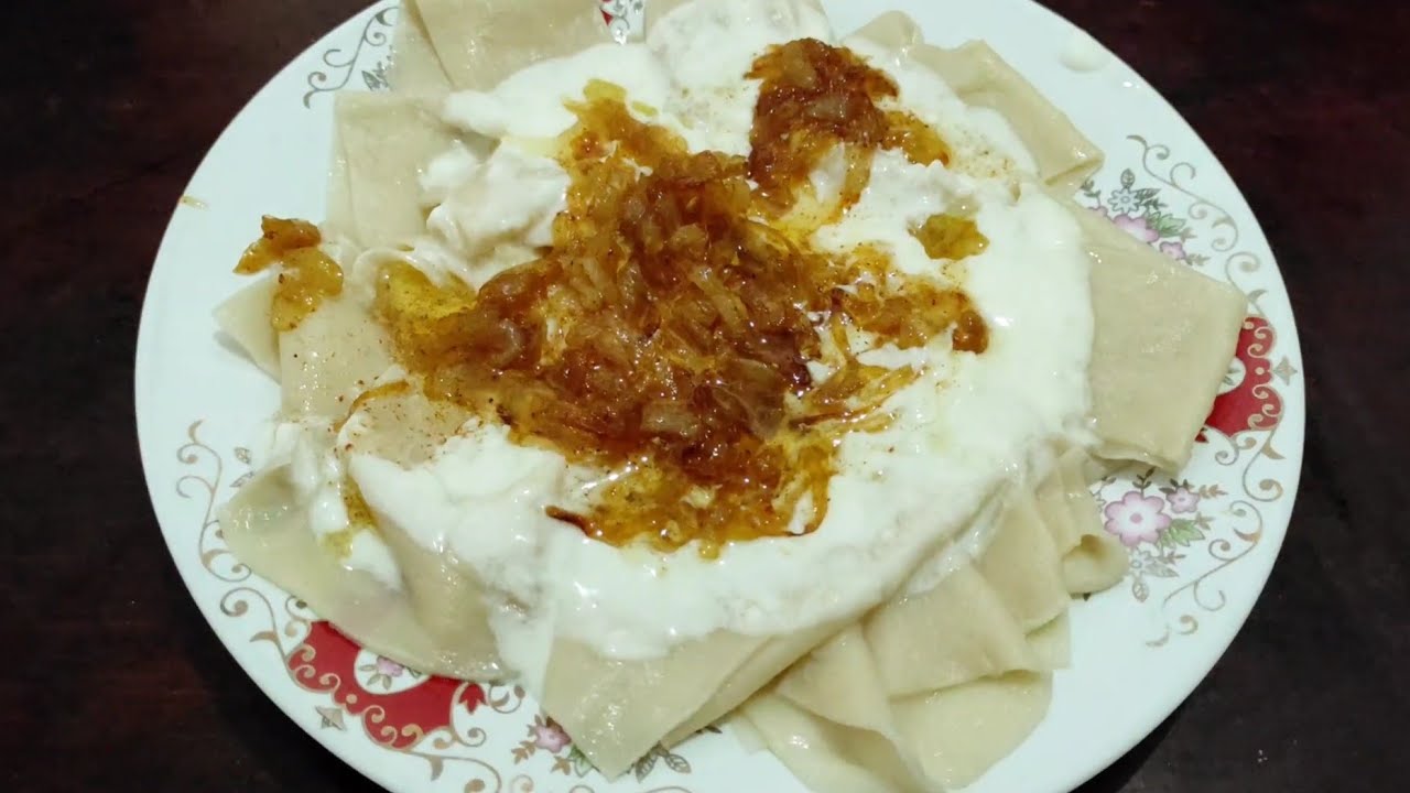 Azerbaijani meatless manti recipe | Yarpaq xəngəli necə hazırlanır ...