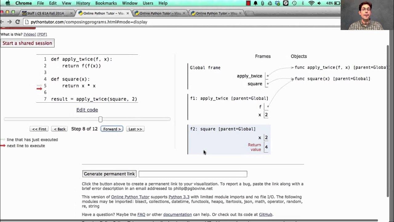 Environments for Higher-Order Functions - YouTube