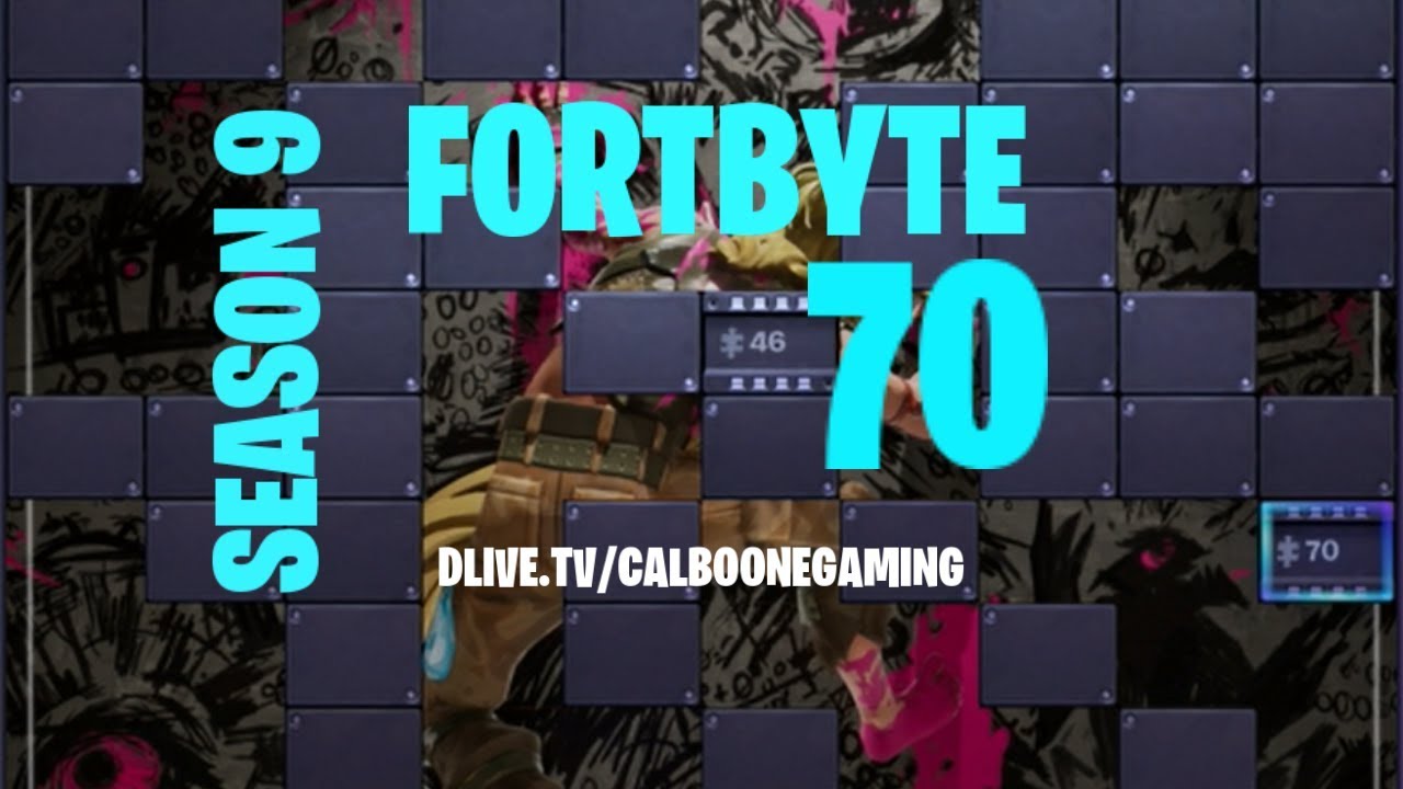 FORTBYTE 70 LOCATION | FORTNITE BR | SEASON 9 | WEEK 5 - YouTube