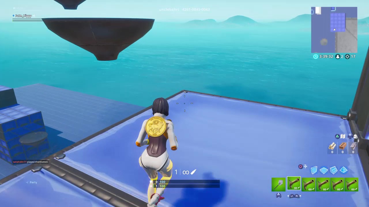 Fortnite with music playing must wuch mite be your fafrat song - YouTube