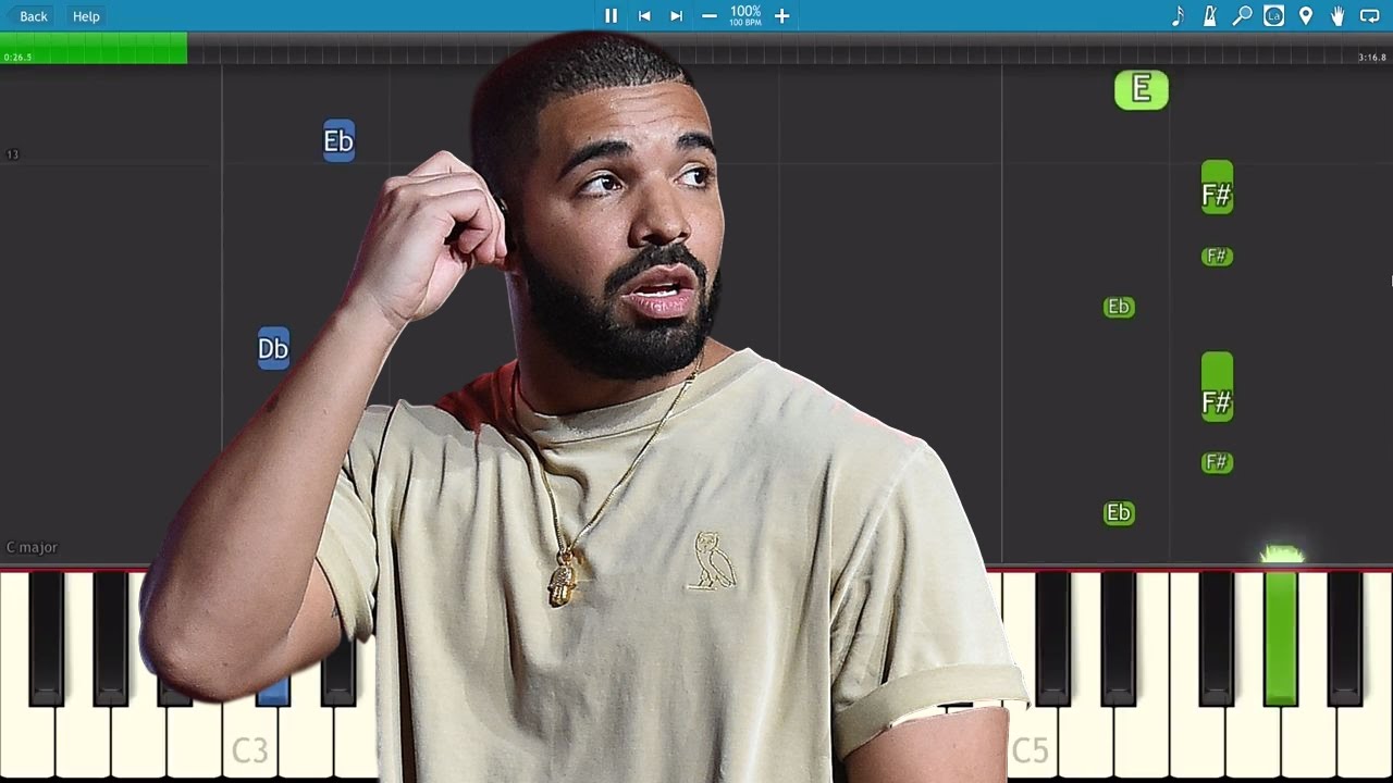 Drake - Passionfruit - Piano Tutorial - YouTube
