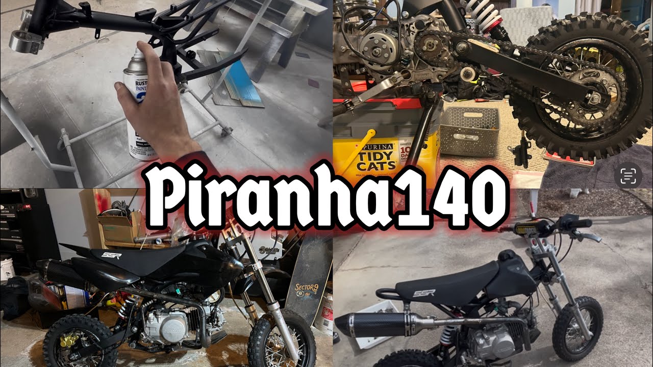 SSR110 to Piranha 140 Conversion - YouTube