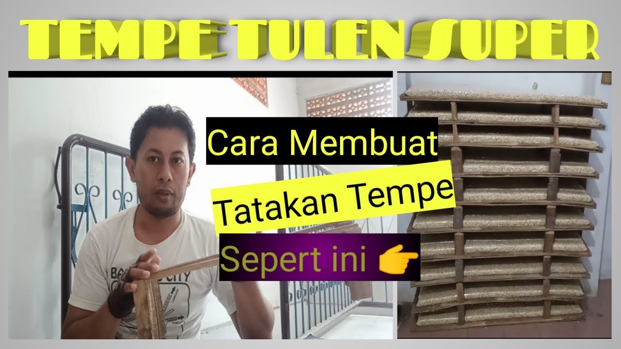 Cara Membuat Tatakan Tempe Model Tumpuk - YouTube