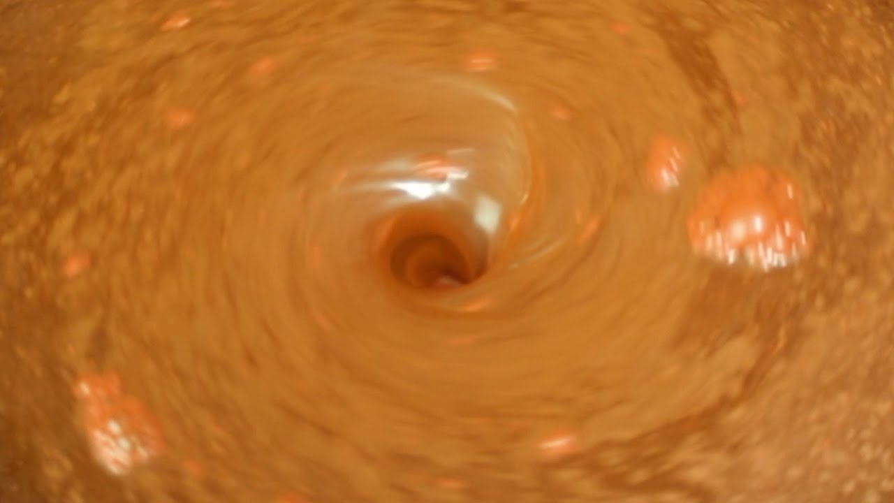 Epic Video...!! Mica Powder Orange Whirlpool ASMR - YouTube