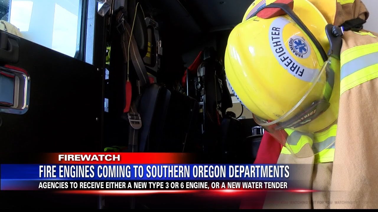 Fire engines coming to Southern Oregon departments - YouTube