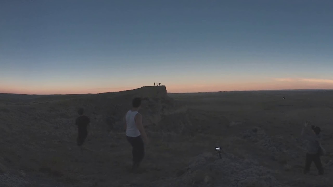 360º 5K View of Total Solar Eclipse in Nebraska Wilderness - No Crowds ...