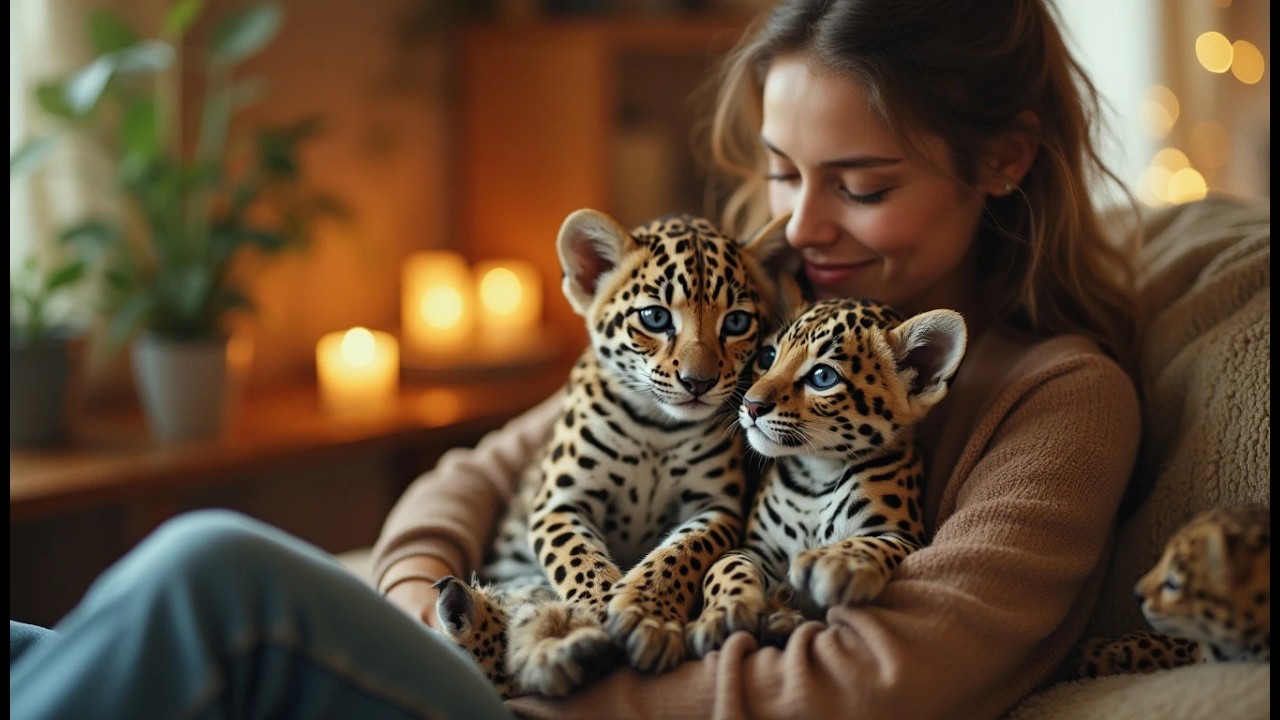 Two Alien Cubs Adopted by a Human Woman, But When Their Real Mother ...