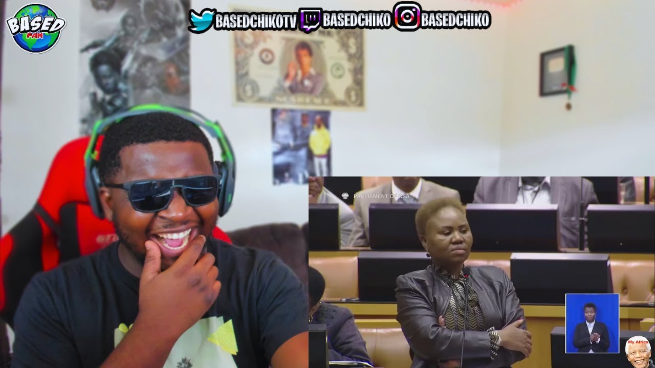 EFF MP Makes "Ginger" Lindiwe Zulu Very Angry. Funny | REACTION - YouTube