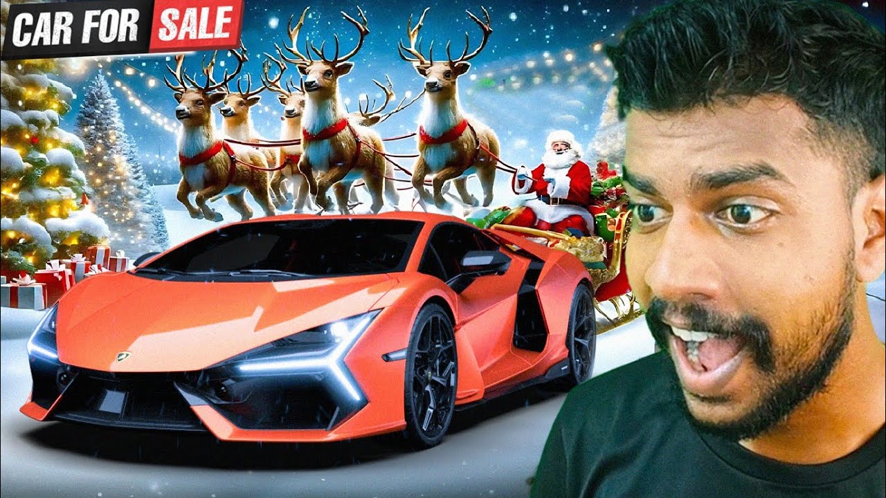 SANTA GIFTED ME A SPORTS CAR 🎅😍 - YouTube