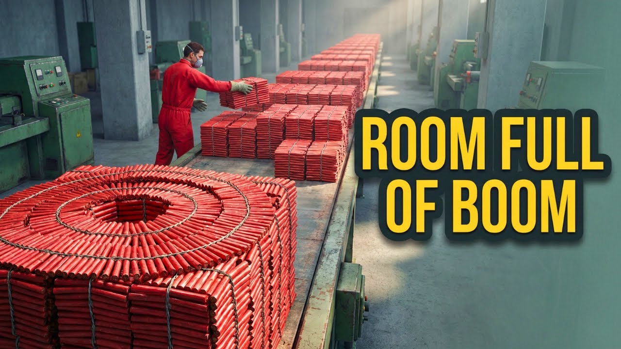 Inside a Handmade Firecracker Workshop Extremely Risky - YouTube
