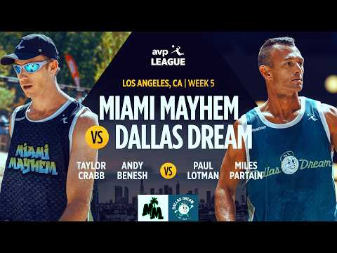 AVP LEAGUE WEEK 5 - Miami Mayhem v Dallas Dream (Men)