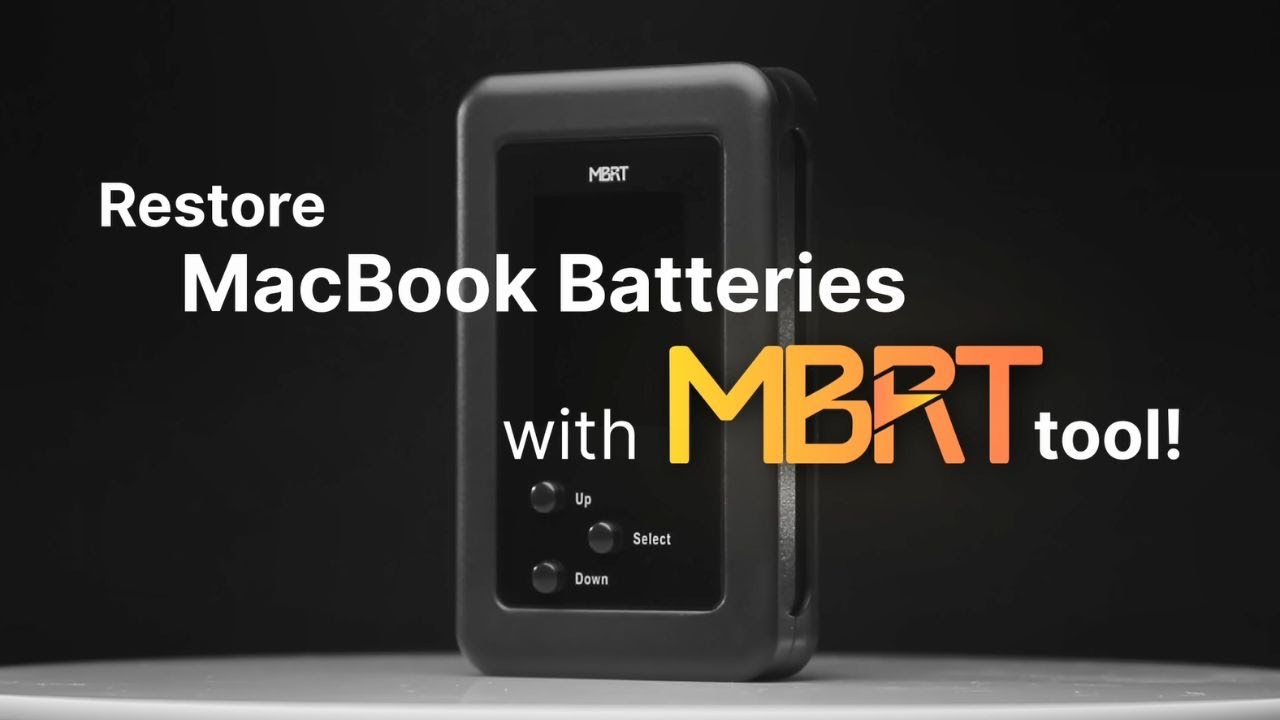 MBRT - Diagnose & Revive Deeply Discharged MacBook Batteries in 15 min ⚡ - YouTube