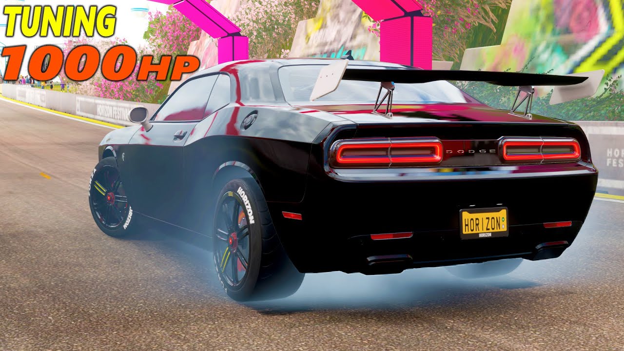 Before tuning :700HP - After tuning :1000HP Forza Horizon 4 challenger ...