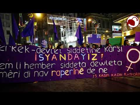 “Erkek devlet şiddetine itaat etmiyoruz” diyen kadınlardan 25 Kasım çağrısı