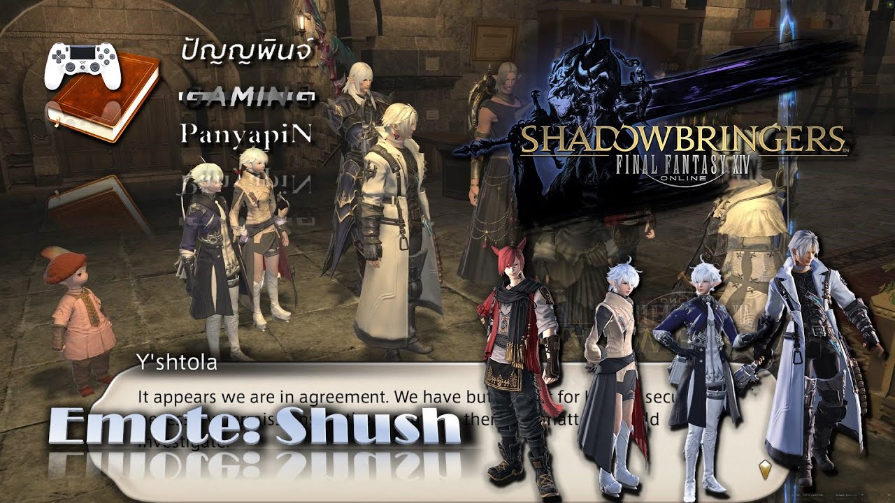 Emote: Shush | Final Fantasy XIV - YouTube