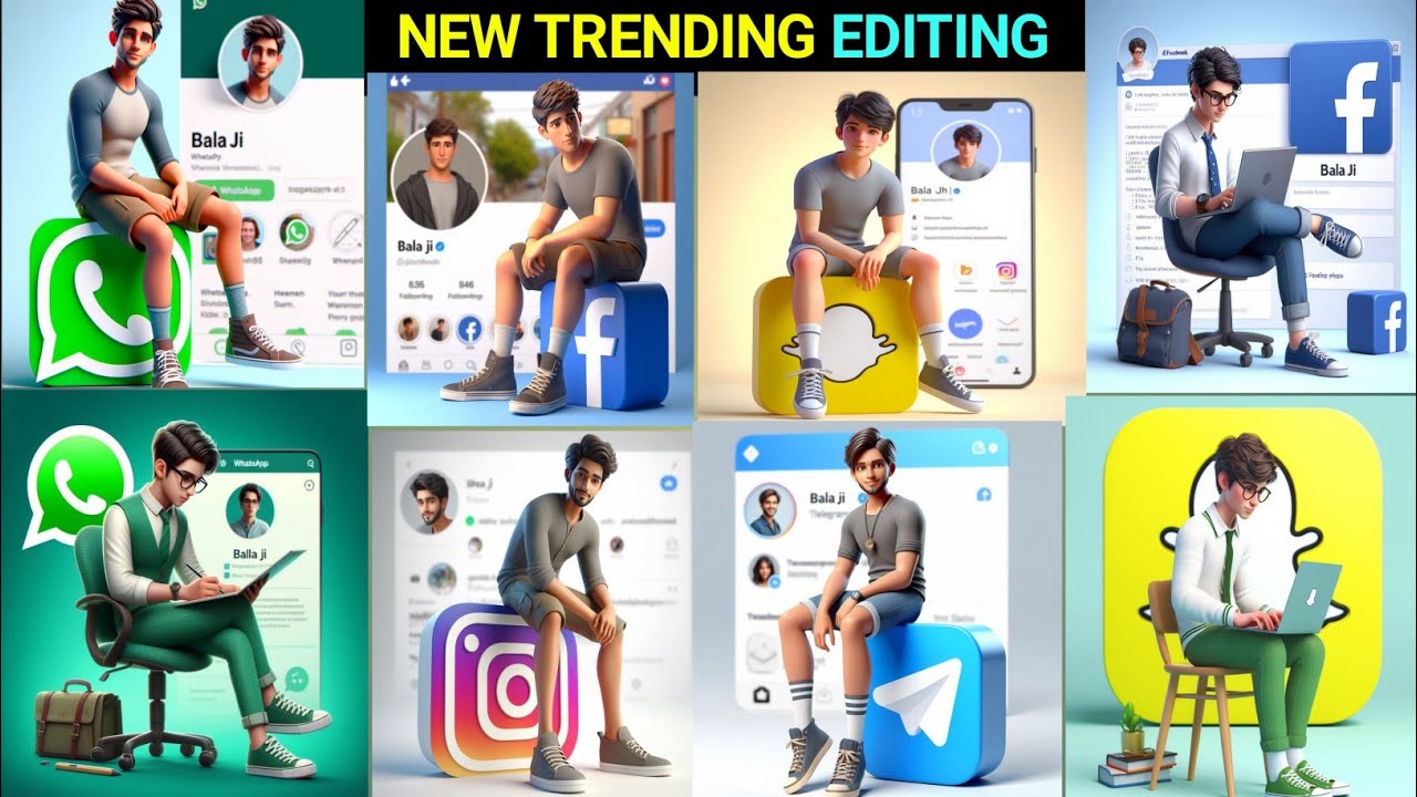 How To Create 3D AI Social Media Boy Images | Viral Photo Editing| Bing ...