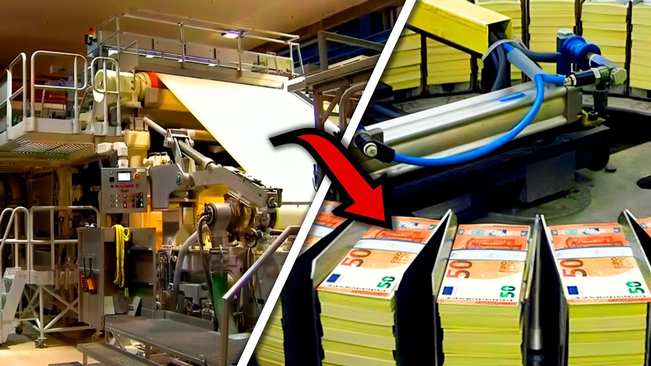 Inside the Euro Banknotes Factory: The Making of the €50 Note - Euro ...