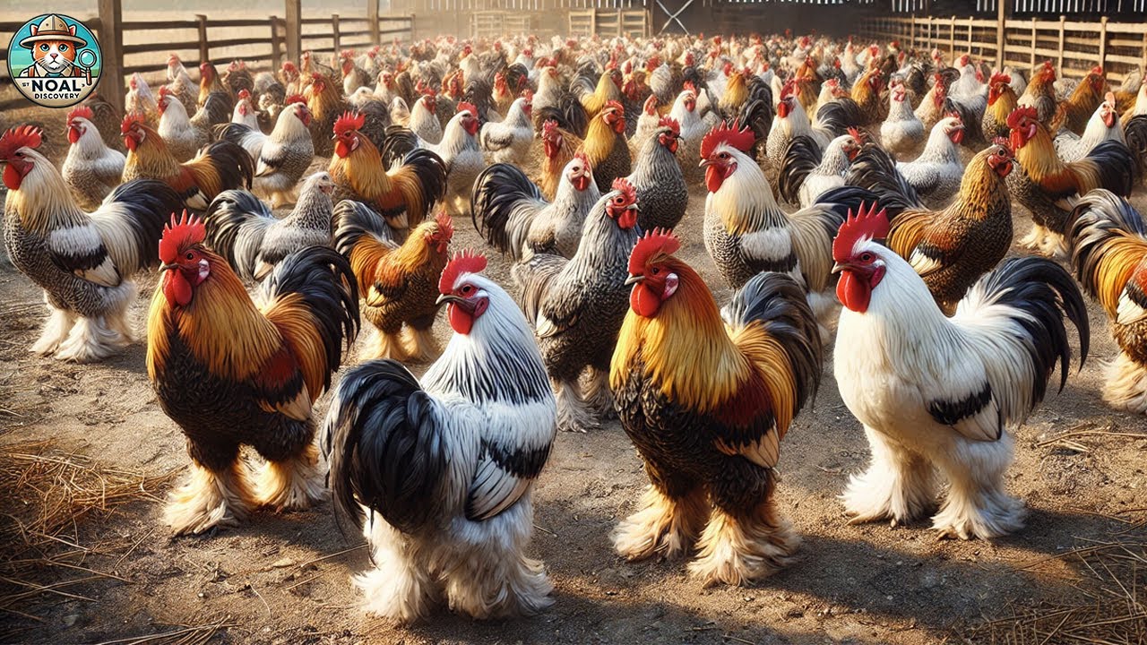 Giant Brahma Chicken Farming - How Farmers Raising Millions of Brahma ...