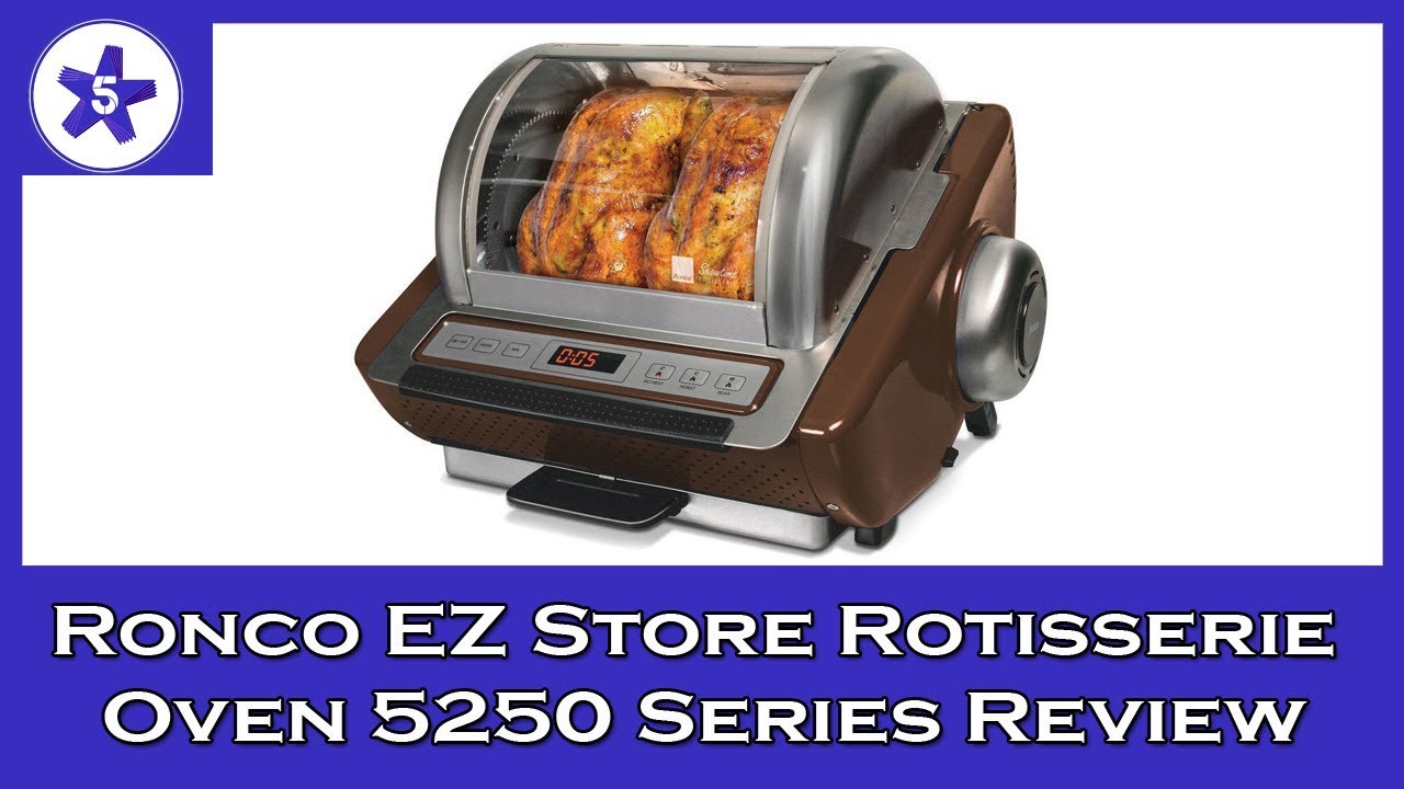 Ronco EZ Store Rotisserie Oven 5250 Series Review - YouTube