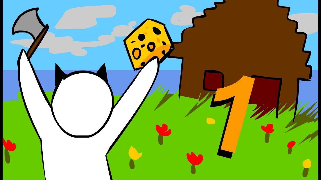 Minecraft for Noobs 1: Surviving the First 2 Nights - YouTube