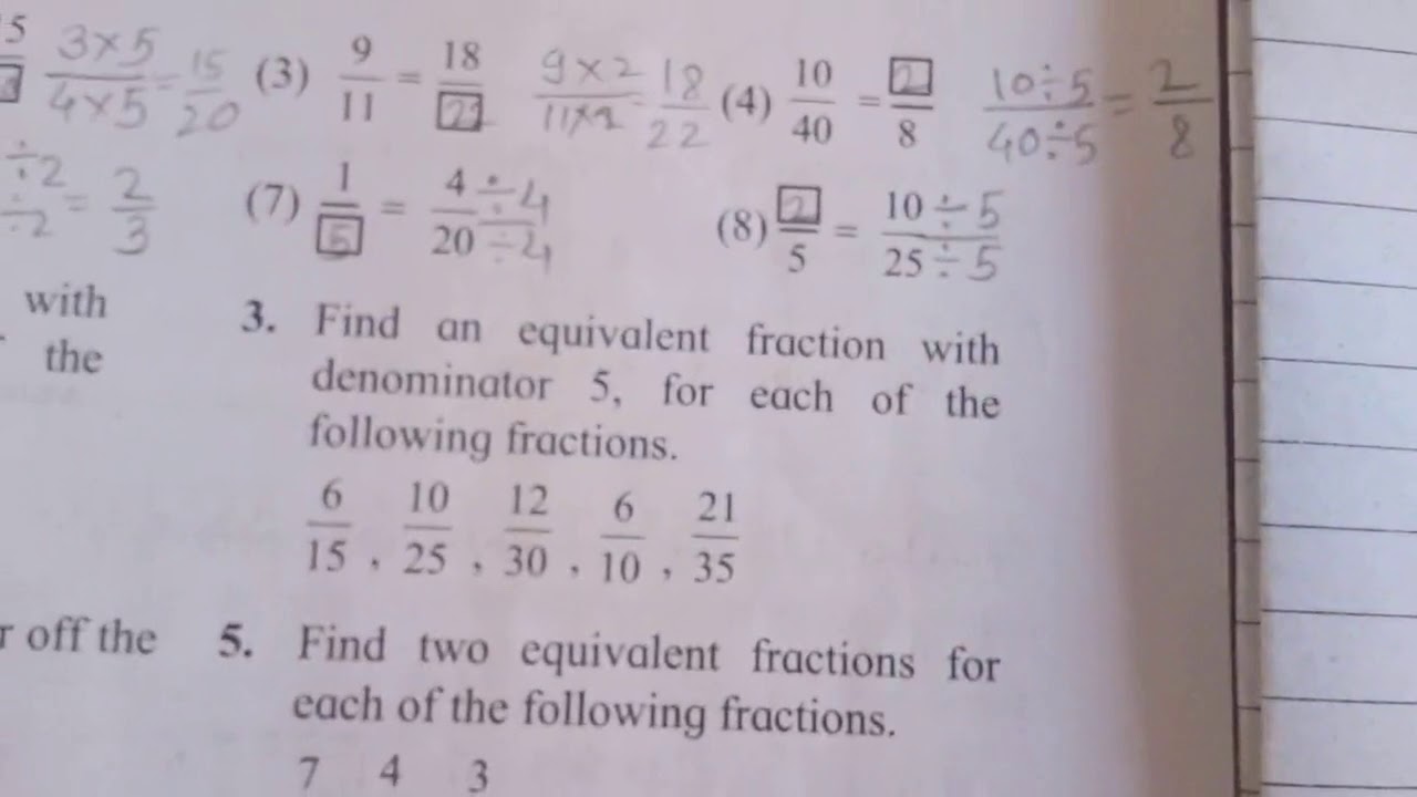 Std 5th lesson no-5 - YouTube